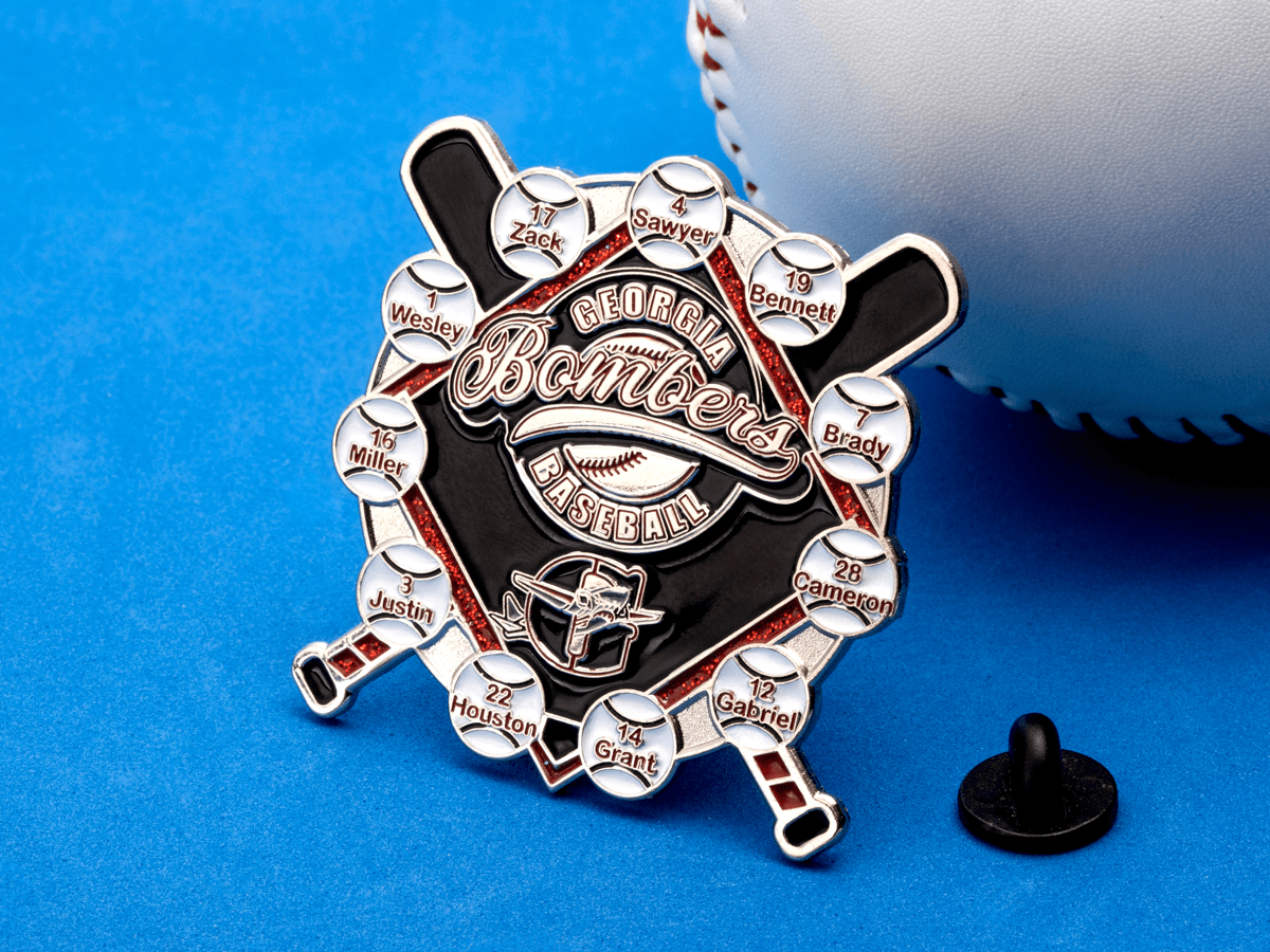 Custom Baseball Trading Pins - Team Pins for Tournaments – Lapel Pins Plus